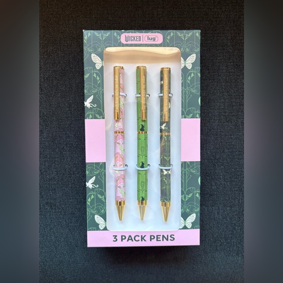 lug | Office | Lug X Wicked For Good Pens Elphaba Green And Glinda Pink ...